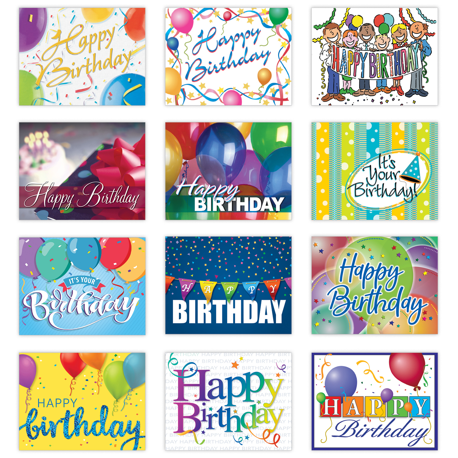 Personalized Happy Birthday Card Assortment From G Neil