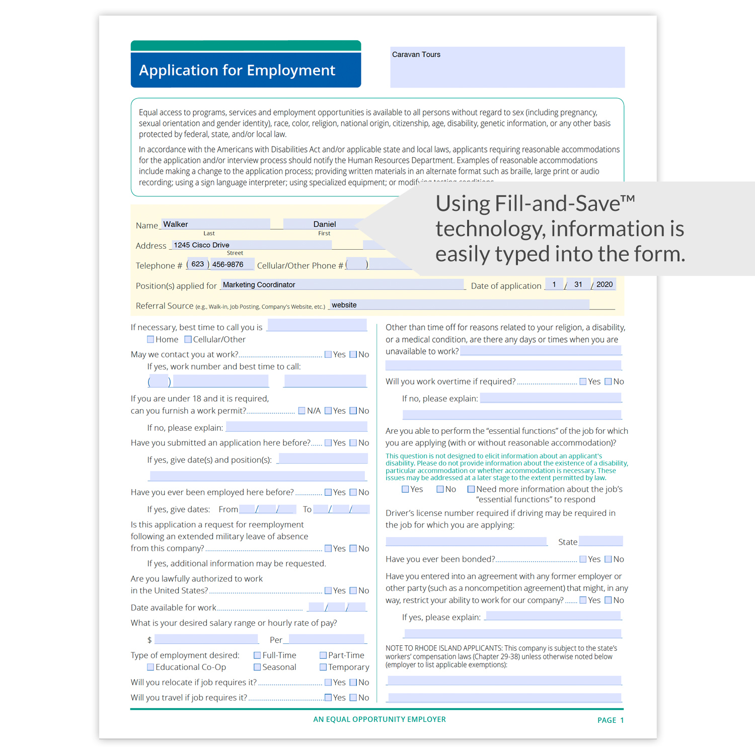 Fill-and-Save™ HR Forms: Hiring & Onboarding Library | HRdirect