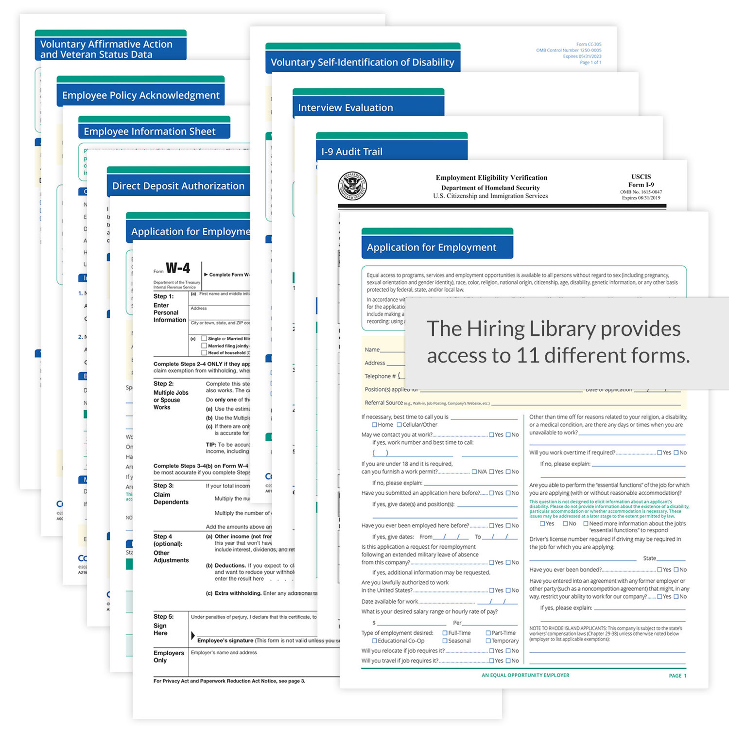 Fill-and-Save™ HR Forms: Hiring & Onboarding Library | HRdirect