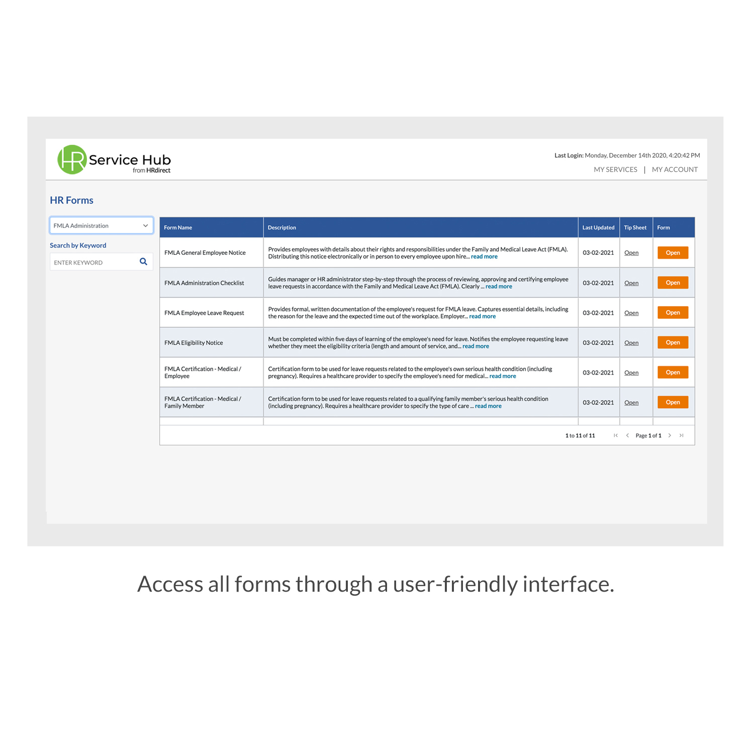 Fill-and-Save™ HR Forms Library: FMLA Administration | HRdirect