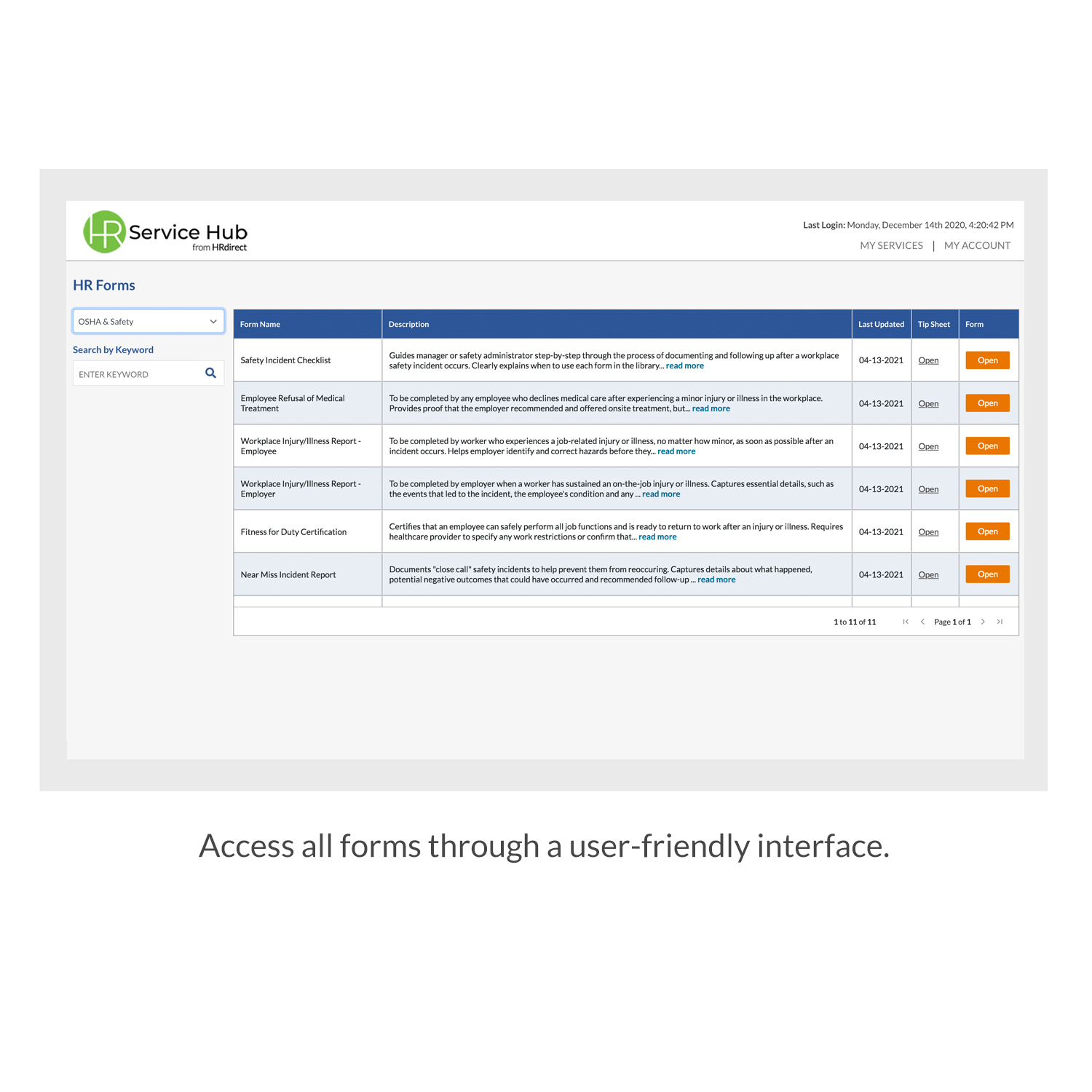 Fill-and-Save™ HR Forms Library: OSHA & Safety | HRdirect