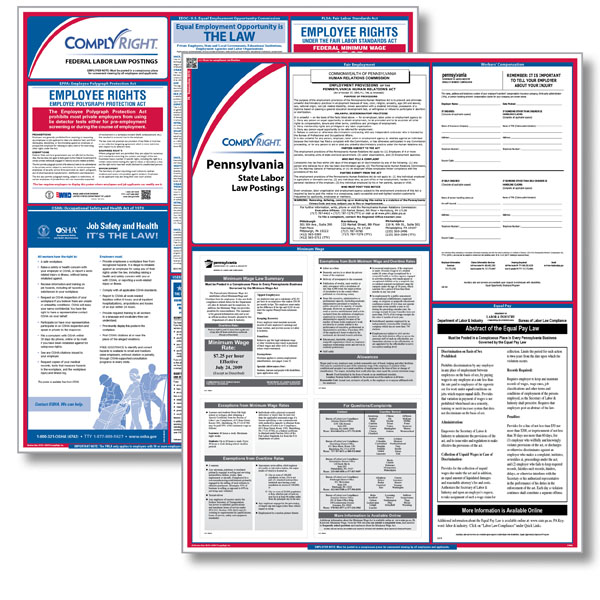 Federal & State Labor Law Poster Set | Poster Guard