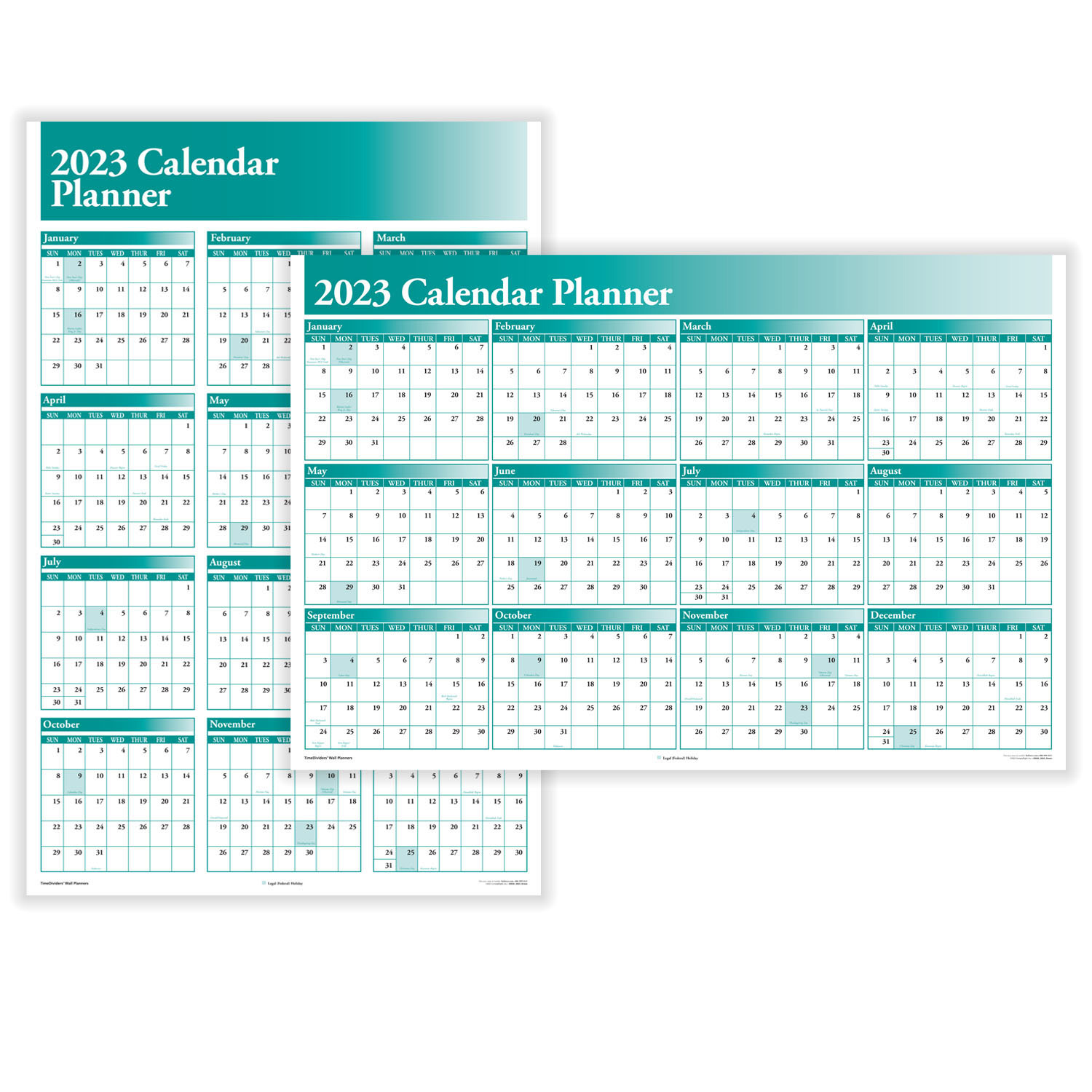 2023 Yearly Calendar Planner | Planning Calendar | HRdirect