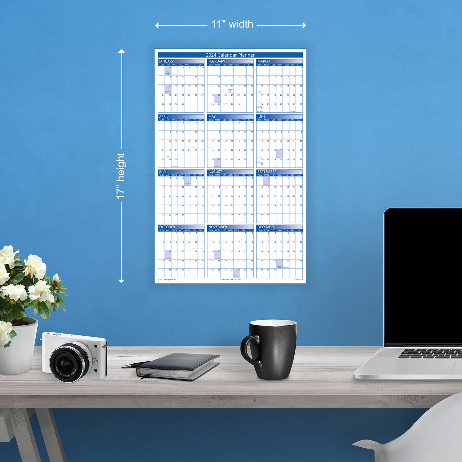 Calendar Planner (11 x 17) | HRdirect