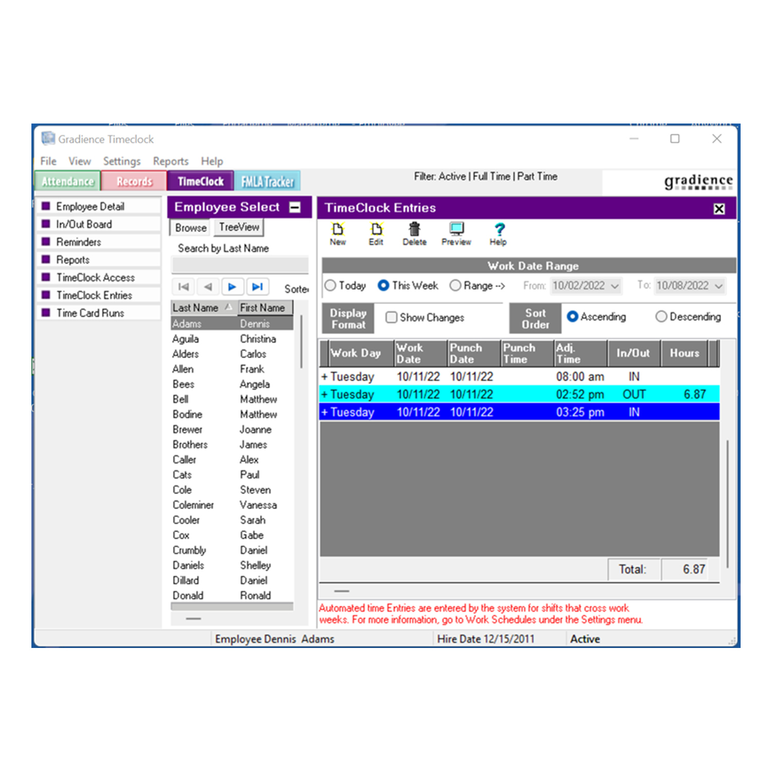 Employee Time Clock Software | HRdirect Employee Time Clock Software | HRdirect