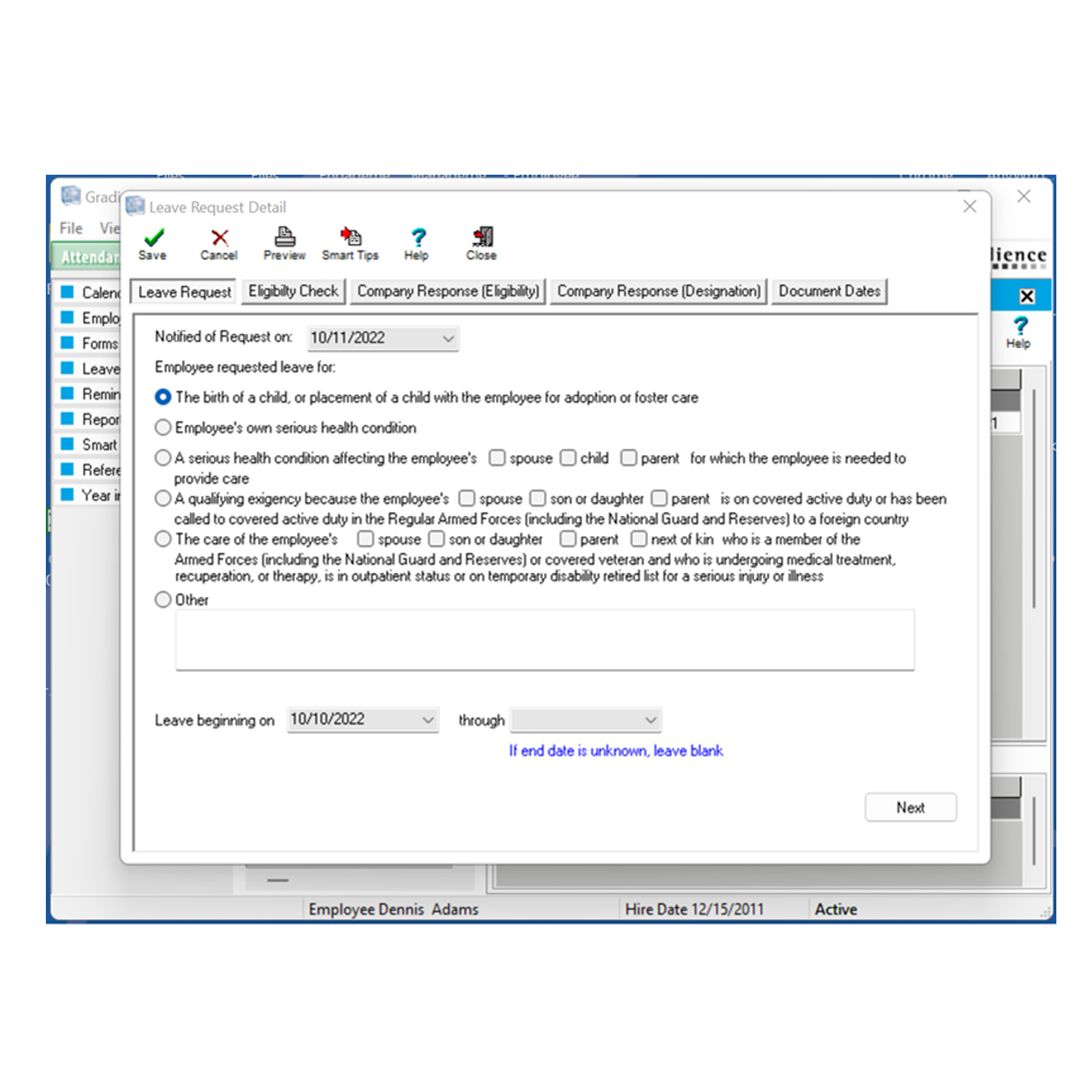 Family Medical Leave Act Software | FMLA Tracker | HRdirect